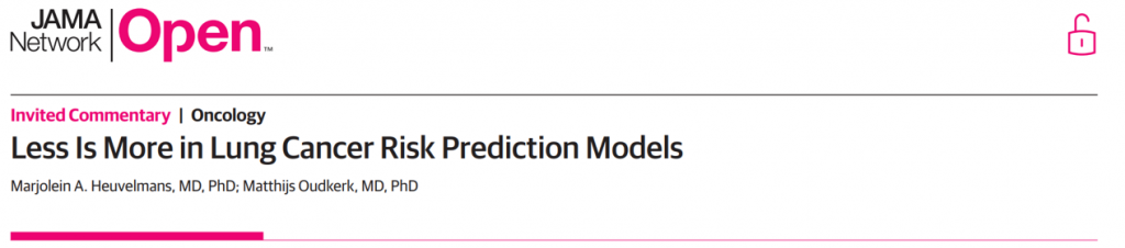 Less Is More in Lung Cancer Risk Prediction Models - iDNA